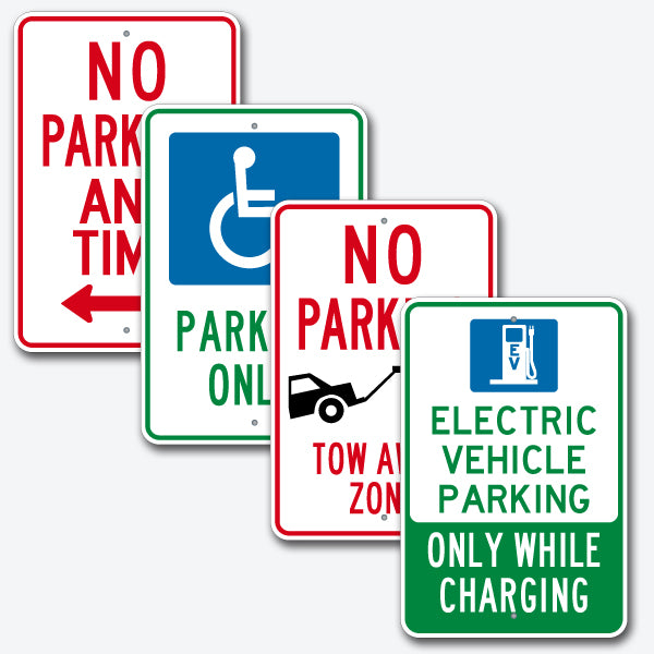 Parking Signs - Heavy Duty Aluminum | National Sign Source