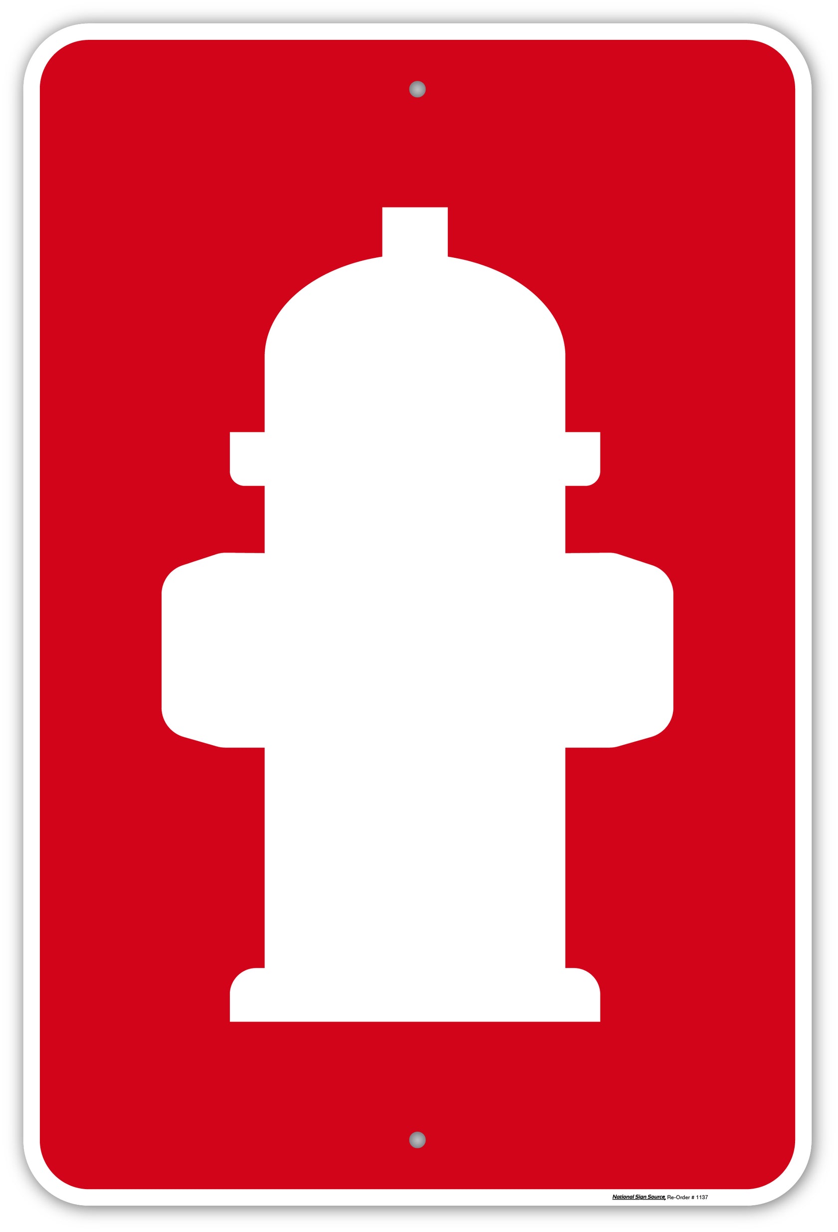 Fire Hydrant Signs - Aluminum & Vinyl Signs | Made in USA – National ...