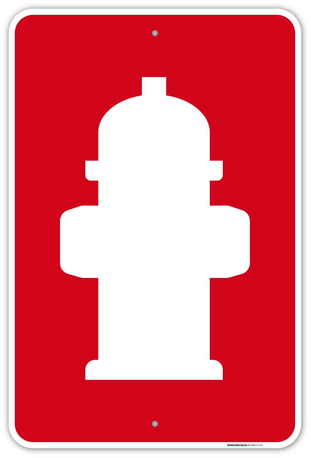 Fire Hydrant Signs - Aluminum & Vinyl Signs | Made in USA – National ...